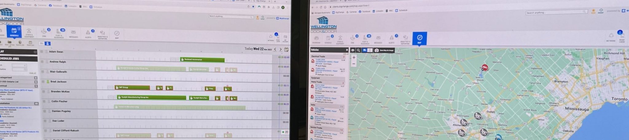 Field Management System — Wellington Dock and Door